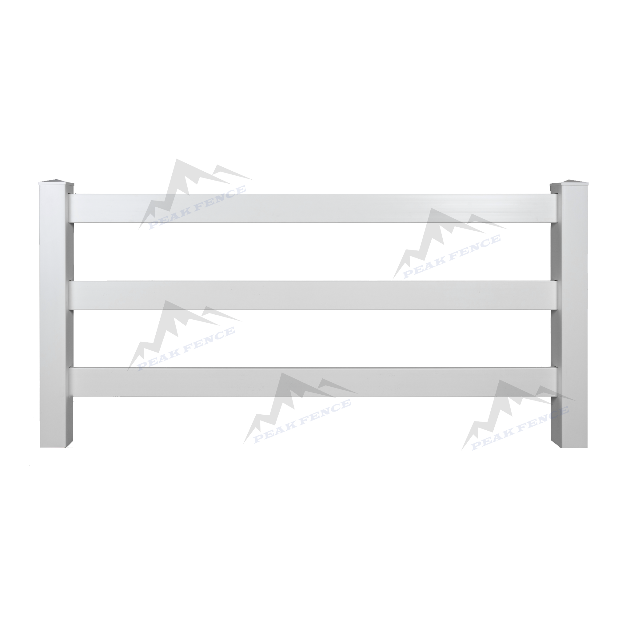 3 Rail Fence Panel – Peak Fence